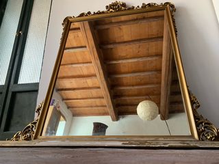 Specchio dorato antico