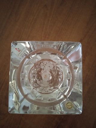 Porta candela profumata in cristallo