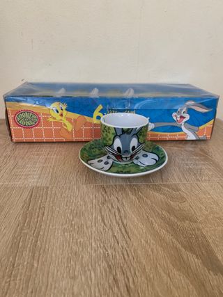Nuove, originali 6 tazzine da caffè looney tunes