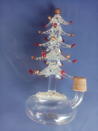 Bottiglia a forma di albero di Natale