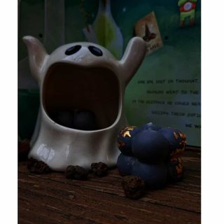 Porta candela con fantasma