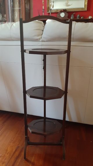 Portaoggetti pieghevole in faggio