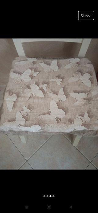 Set cuscini , quadrato ,porta cialde