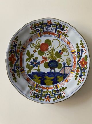 11 piatti dolce ceramica di faenza