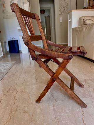 Sedia pieghevole bambino vintage
