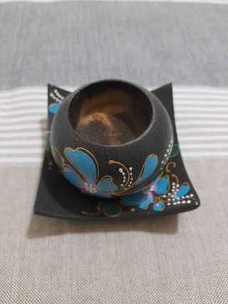 Porta candela etnico