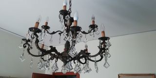 Lampadario vintage a gocce