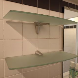 Mensole in vetro opalino