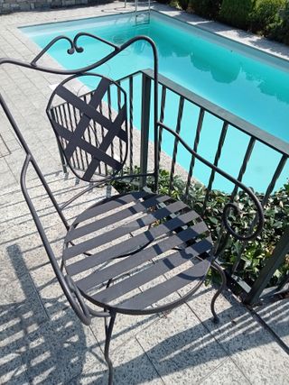 Sedie in ferro battuto