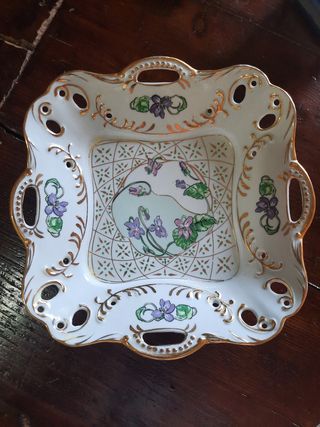 svuotatasche porcellana Limonges 20x20cm