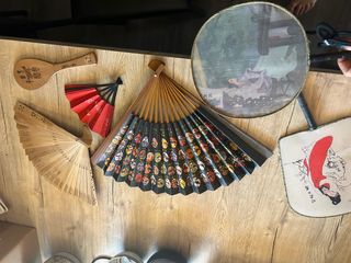 set ventagli orientali