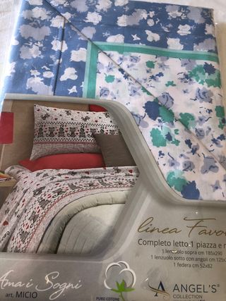 lenzuolo letto una piazza e mezza