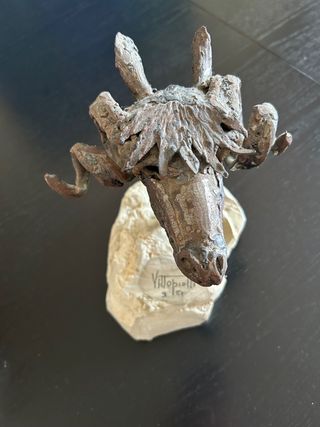 scultura in ferro Vittorio piotti