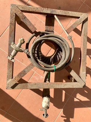 Fornellone in ferro uso a Gas