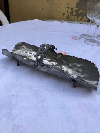 portagrissini in peltro