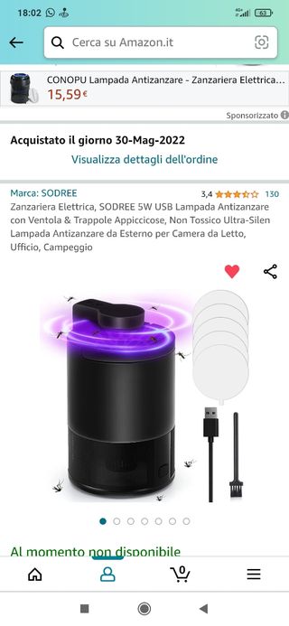Zanzariera elettrica