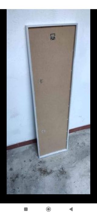 Specchio e cornice bianco