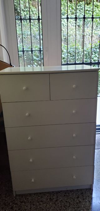 Settimanale bianco in legno