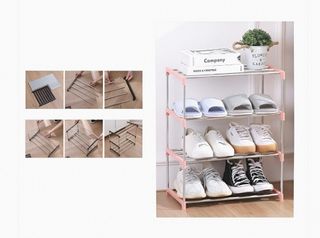 Scarpiera Scaffale Salvaspazio 4 Ripiani