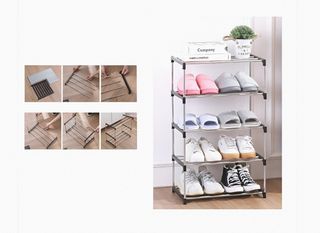 Scarpiera Scaffale con 4 Ripiani