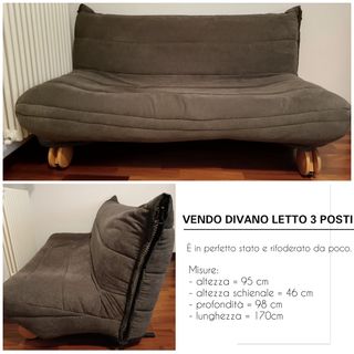 Divano letto 3 posti