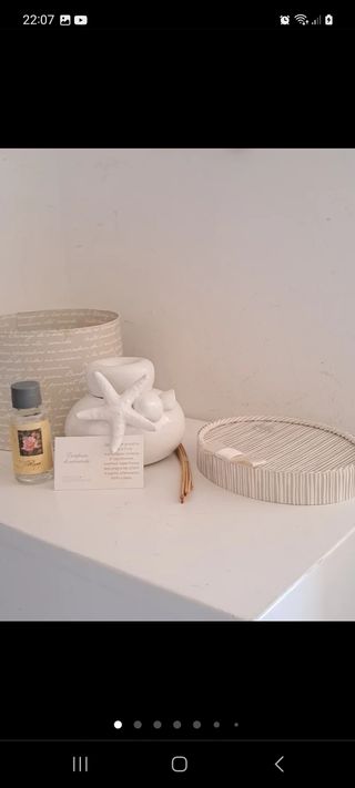 Profumatore ceramica Capodimonte alla rosa