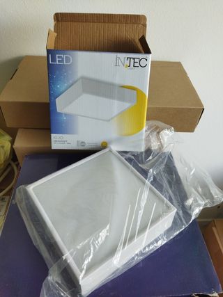 Plafoniera quadrata led