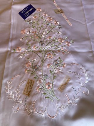 Copriletto matrimoniale in seta