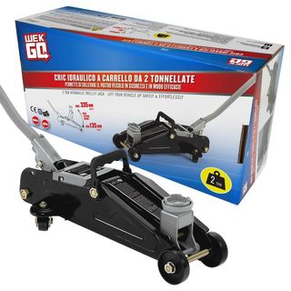 Cric idraulico A carrello PRO 2T CE GS TUV