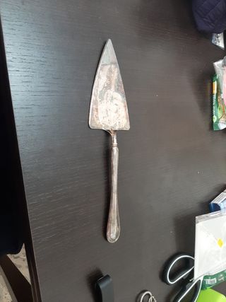Spatola da torta in argento