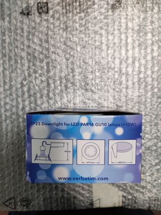 Lotto 16pz Verbatim ghiera faretto cartongesso