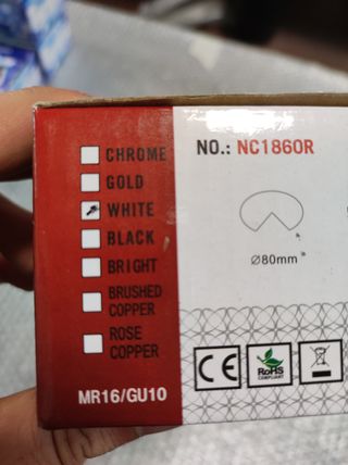 Lotto 8pz Yilang Deng Ghiera faretto cartongesso