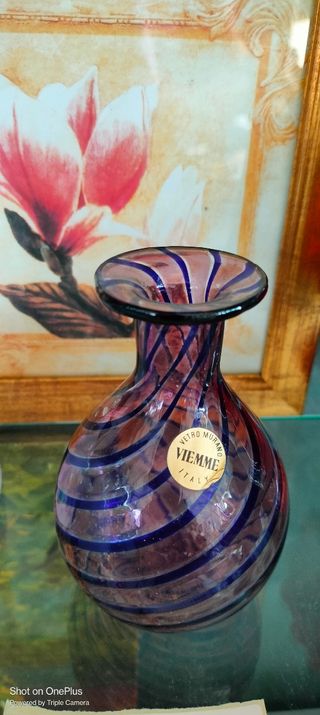 vasetto murano alto 11 cm