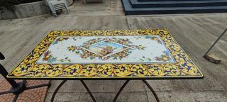 Tavolo pietra lavica S.Stefano Camastra