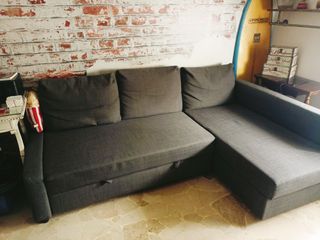 Divano letto con penisola contenitore, Ikea