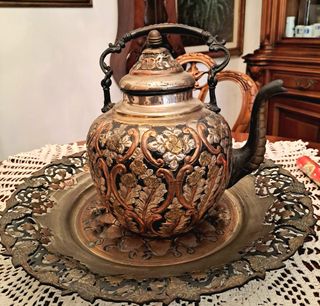 Centro tavola in rame