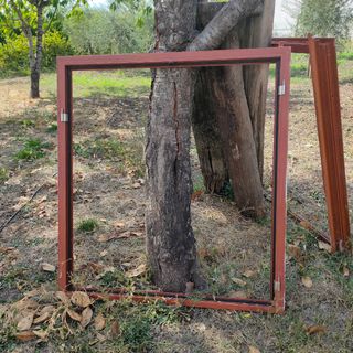 Finestre alluminio effetto legno