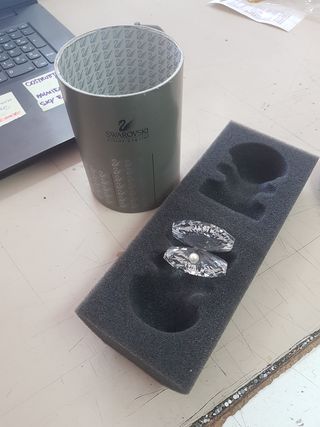 Conchiglia con perla swarovsky