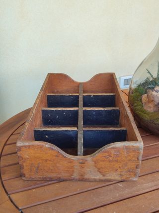 vassoio in legno vintage