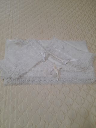 Coperta matrimoniale con cuscini primavera/estate