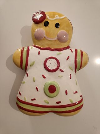 Biscottiera "omino di marzapane"