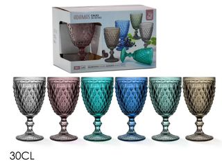 calici in vetro colorati