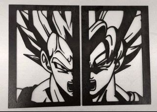 Quadro Goku e Vegeta