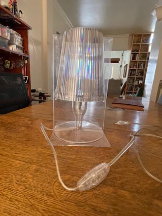 lampada kartel trasparente