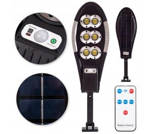 LAMPIONE SOLARE LED  TELECOMANDO 108W 55CM FREDDA