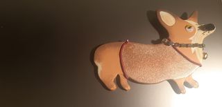 Corgie in legno fatti a mano