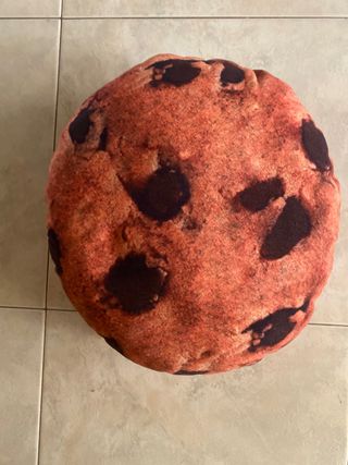 cuscino morbido a forma di biscotto