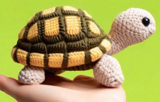 tartaruga fatta all'uncinetto