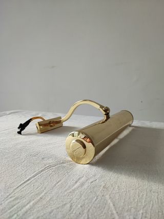 Lampada da Pianoforte in ottone Vintage