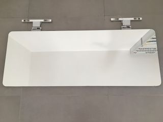 Specchio bagno con 2 lampade